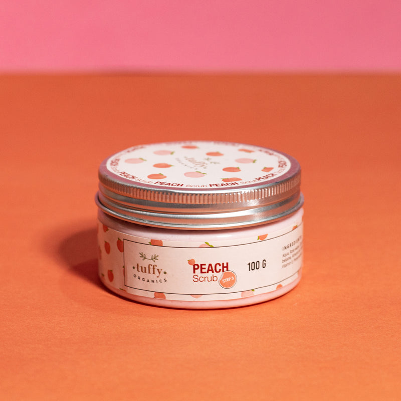 Shop Peach Scrub Online | Tuffy Organics