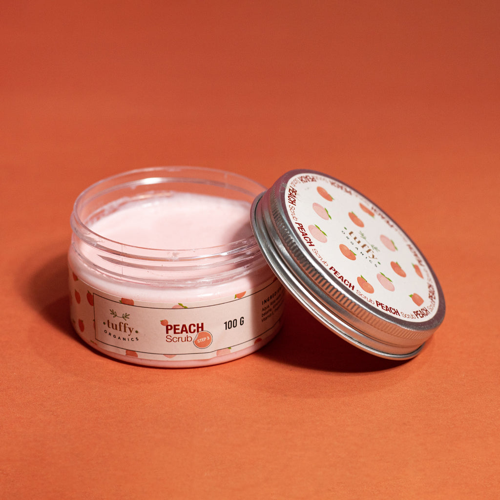 Shop Peach Scrub Online | Tuffy Organics